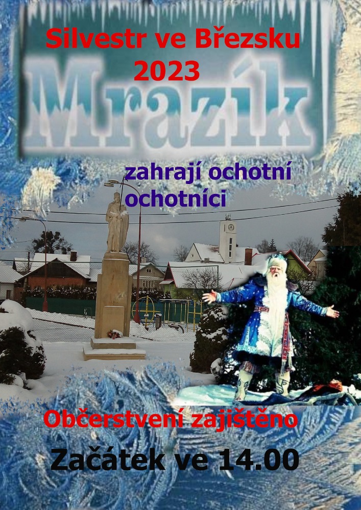 V Březskô vêruste štihlá jedlêčka mezê modřinama. Na Silvestra se bôde ...